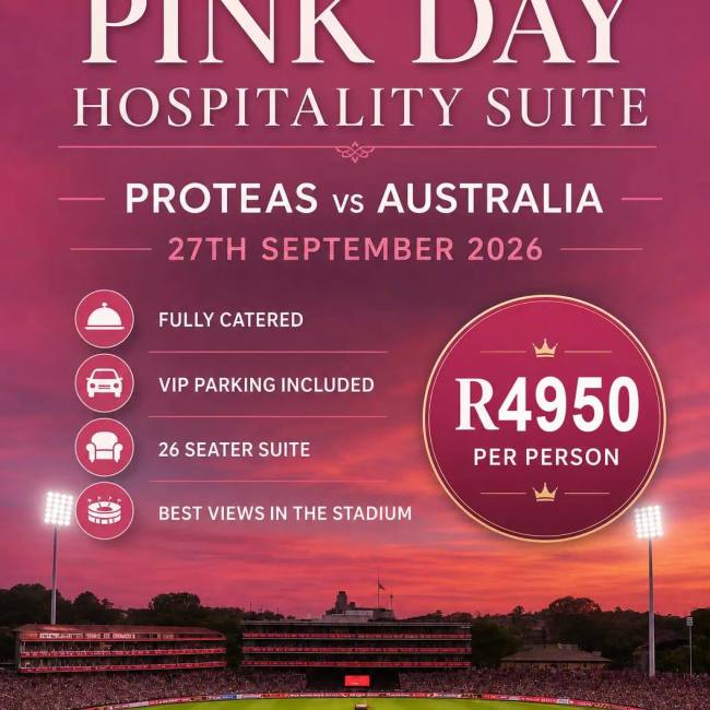 Pink Day Cricket 2026 | Regal Hospitality and Events
